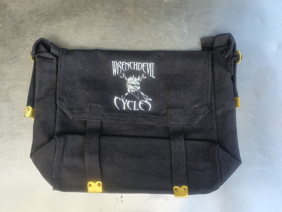 Black Canvas Bag – WrenchDevil Clothing